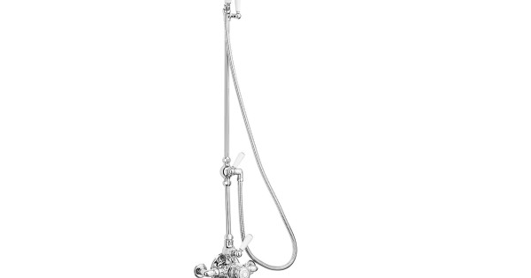 Swadling Invincible Double Exposed Shower Mixer with Rigid Riser Kit ...