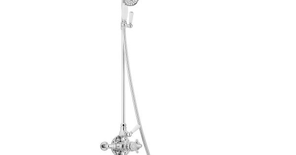 Swadling Invincible Double Exposed Shower Mixer with Rigid Riser ...
